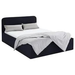 Polsterbett, schwarz, B:150cm L:210cm, Bezug Bett: wahlweise Microfaser (100% Polyester), Strukturstoff (77% Polyester, 23% Viskose) oder Kunstleder;Bonnell-Federkernmatratze: Mischgewebe (51% Polyprophlen, 39% Polyester, 10% Baumwolle);Kaltschaummatratze: Frottee (100% Polyester), Bezug abnehm- und waschbar bis 60C, Westfalia Schlafkomfort, Betten, Polsterbett, inkl. Bettkasten bei Ausf&uuml;hrung mit