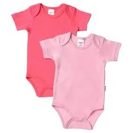 Body Liliput, Jungen, Gr. 74/80, EURO-Gr&ouml;&szlig;en, lila (beere, rosa), 100% Baumwolle, unifarben, kurz, Bodys Body, aus hochwertiger Bio-Baumwolle