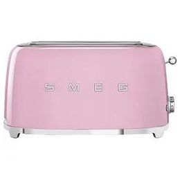 Smeg Toaster "TSF02PKEU", pink (cadillac pink), B:39,4cm H:21,5cm T:20,8cm, Toaster