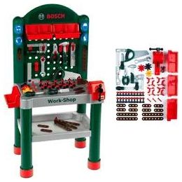Theo Klein Spielwerkbank KLEIN "BOSCH-Work-Shop", bunt, Rollenspielzeug, KinderB:37cm H:105cm T:50cm, Kunststoff, Made in Germany, B:37cm H:105cm T:50cm