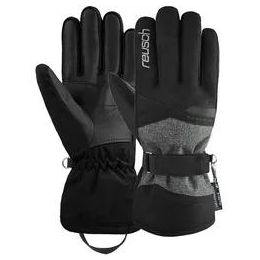 Skihandschuhe Reusch "Hellen R-TEX XT", Damen, Gr. 8,5, schwarz (schwarz, grau), 87% Polyester, 11% Polyurethan, 2% Elasthan, bedruckt, mehrfarbig, Handschuhe, mit PRIMALOFT-Isolation