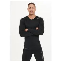 Funktionsshirt Endurance "Power", Herren, Gr. XXL, schwarz, 90% Polyester, 10% Elasthan, unifarben, normal, Rundhals, Shirts Funktionsshirt, mit luftigen Mesh-Eins&auml;tzen