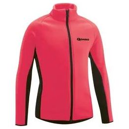 Fahrradjacke Gonso "Moritz", Kinder, Gr. 140, pink (neonpink), 100% Polyester, Jacken Fahrradjacke, Wasserabweisend, hohe W&auml;rmeisolation, strapazierf&auml;hig