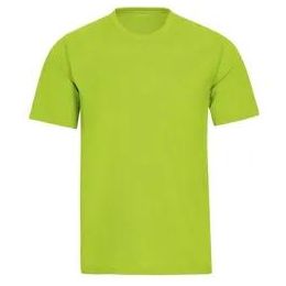 T-Shirt TRIGEMA "TRIGEMA T-Shirt DELUXE Baumwolle", Damen, Gr. L, gelb (lemon), 100% Baumwolle, Basic, Shirts T-Shirt