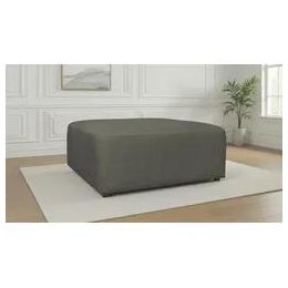 Polsterhocker OTTO HOME "Koa, Hocker, passend zur Modulserie KOA", gr&uuml;n (khaki), B:98cm H:44cm T:98cm, 62% Polypropylen, 32% Polyester, Hocker, Polsterhocker, in Webstoff, weicher Lounge-Sitzkomfort