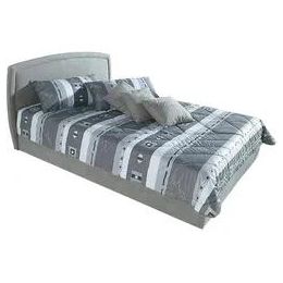 Polsterbett, grau, B:122cm L:212cm, Bezug Bett: Microfaser (100% Polyester);Bonnell-Federkernmatratze: Mischgewebe (51% Polyprophlen, 39% Polyester, 10% Baumwolle);Kaltschaummatratze: Frottee (100% Polyester), Bezug abnehm- und waschbar bis 60C, Westfalia Schlafkomfort, Betten, Polsterbett, mit Bettkasten