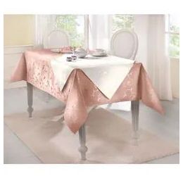 Tischdecke Dohle Gr. 2, beige (ecru), B:50cm L:140cm, Tischdecken, Tischdecke