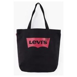 Levi's Shopper LEVI'S, Damen, Gr. B/H/T: 45cm x 39cm x 14cm, schwarz, Textil, Taschen Shopper, mit modischem Logo Druck Handtasche Damen Tasche Damen Henkeltasche