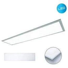 N&auml;ve N&Auml;VE LED Panel "Nicola", wei&szlig;, 1, H: 6cm, 1 Stk., Leuchten, wei&szlig;, Lichtfarbe neutralwei&szlig;, L&auml;nge 119,5cm, 240 LED, inkl. Treiber