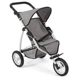 Bayer Chic 2000 Puppenbuggy CHIC2000 "Leon, Melange Grau", grau (melange grau), Puppenwagen, KinderB:75cm H:73,5cm T:75cm, Kunststoff, Polyester, Stahl, B:75cm H:73,5cm T:75cm