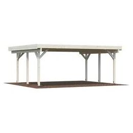 Doppelcarport Palmako "Karl", beige (natur), B/H/T:, Carports