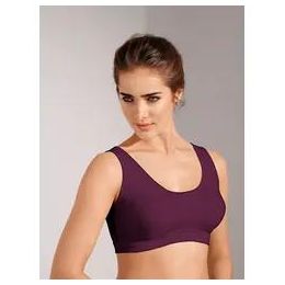 w&auml;schepur Bustier W&Auml;SCHEPUR, Damen, Gr. 52, Cup B/C/D, bunt (aubergine, marine), 97% Baumwolle, 3% Elasthan, BHs Bustier BH-Set