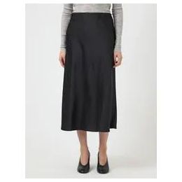 Midirock Y.A.S "YASPELLA HW MIDI SKIRT S. NOOS", Damen, Gr. M (38), schwarz, Web, Obermaterial: 97% Polyester, 3% Elasthan, unifarben, regular fit wadenlang, R&ouml;cke