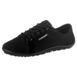 Barfu&szlig;schuh Leguano "AKTIV", Herren, Gr. 44, schwarz, Textil, Schuhe Barfu&szlig;schuh Schn&uuml;rschuh Sommerschuh, Freizeitschuh, Halbschuh, Schn&uuml;rschuh mit ergonomischer Formgebung