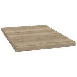 Arbeitsplatte Optifit "Luzern", braun (wildeichefarben), B:100cm H:3,8cm T:60cm, Holzwerkstoff, Tischplatten, 38 mm stark, Tiefe 60 cm, gro&szlig;e Auswahl an Breiten