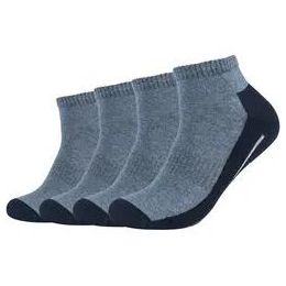 Kurzsocken Camano "function", Herren, Gr. 43-46, blau (navy), Materialmix, uni und meliert, normal, Socken, mit entlastender Halbpl&uuml;schsohle