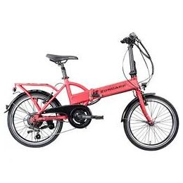 Z&uuml;ndapp E-Bike Z&Uuml;NDAPP "Z101" Gr. 37, rot, Elektrofahrr&auml;der, Kinder, 37cm, 20 Zoll (50,80cm), Pedelec, Elektrofahrrad f&uuml;r Damen u. Herren