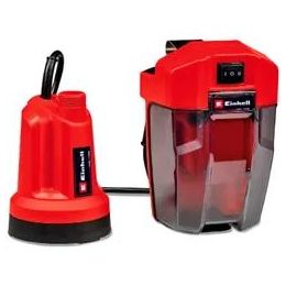 Klarwasserpumpe Einhell "GE-SP 18 LL Li -Solo", rot (rot, schwarz), B:25,5cm H:26,5cm L:32,5cm, Pumpen, ohne Akku und Ladeger&auml;t