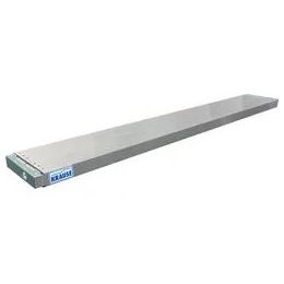 Teleskop-Bohle Krause "Teleboard", grau (aluminiumfarben), B:29cm H:6cm, Aluminium, Ger&uuml;ststege