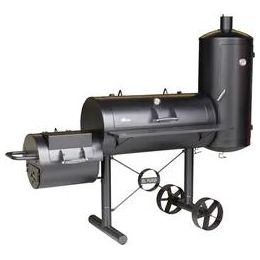 Smoker El Fuego "Kiona", schwarz, B:211cm H:173cm T:70cm, Grills, BxTxH: 211x70x173 cm