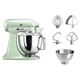 KitchenAid K&uuml;chenmaschine "5KSM175PSEPT PISTAZIE", gr&uuml;n (pistazie), B:24cm H:36cm T:37cm, K&uuml;chenmaschinen, mit Zubeh&ouml;r im Wert von ca. 112,-&euro; UVP, K&uuml;chenmaschine