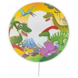 Niermann Standby NIERMANN Wandleuchte "Dinos, Kinderlampe, Kinderzimmer", bunt (multi color), 1, &Oslash; 25cm, 1 Stk., Leuchten, bruchsicheres Geh&auml;use, Wandleuchte