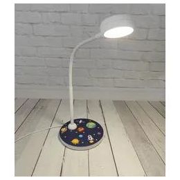 Niermann Standby NIERMANN Nachttischlampe "Tischleuchte Weltall, Kinderlampe", bunt (multi color), 1, 1 Stk., Leuchten, Hochwertige Tisch-Leseleuchte, Kinderzimmer, Kinderlampe