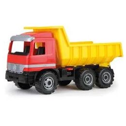 Spielzeug-LKW LENA "Giga Trucks, Muldenkipper Actros", gelb (gelb, rot), Spielzeugfahrzeuge, KinderB:27cm H:34cm T:62cm, Kunststoff, Made in Europe, B:27cm H:34cm T:62cm