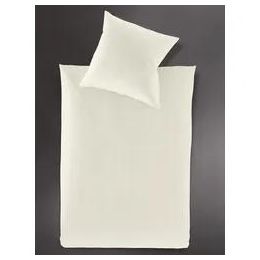 Bettw&auml;sche Irisette "Lumen 8129", beige (natur), B/L: 155cm x 200cm, 1 Stk., 1 Stk., Interlock-Jersey, B/L: 80cm x 80cm, 2 Stk., Interlock-Jersey, Obermaterial: 100% Baumwolle, Bettw&auml;sche, Bettw&auml;sche, hochwertig und traumhaft weich