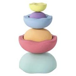 Balancetrainer Stapelstein "Inside rainbow pastel", bunt, Balancetrainer, Kinder, B/H/L: 87,6cm &Oslash; 21,2cm, Polypropylen, bis zu 50 kg belastbar, H:87,6cm &Oslash;:21,2cm