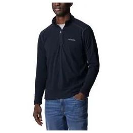 Fleecepullover Columbia "KLAMATH RANGE II HALF ZIP", Herren, Gr. M, schwarz, Fleece, Obermaterial: 100% Polyester, abgesteppt, Sweatshirts Fleecepullover, f&uuml;r Outdoor-Abenteuer und Wandern, atmungsaktiv, schnell trocknend