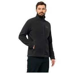 Fleecejacke Jack Wolfskin "WINTERSTEIN FZ M", Herren, Gr. XL, schwarz, Fleece, Obermaterial: 100% Polyester, unifarben, Jacken Fleecejacke, w&auml;rmend aus POLARTEC 200, teilweise recycelt, &Uuml;bergangsjacke
