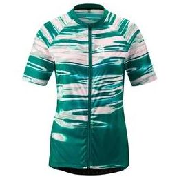 Radtrikot Gonso "COPEDELLO", Damen, Gr. 38, gr&uuml;n (dunkelgr&uuml;n), 100% Polyester, Rundhals, Trikots, Leicht, schnell trocknend, optimaler Feuchtigkeitstransport