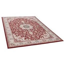Wollteppich Theko "Dolna - 859", rot, B:66cm H:10mm L:120cm, Schurwolle, Teppiche, Kurzflor, reine Wolle, Orient-Optik