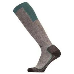 Socken UphillSport "OUNA", Damen, Gr. 39-42, grau (grau, gr&uuml;n), 60% Wolle, 20% Polyamid, 18% Polypropylen, 2% Elasthan, mehrfarbig, Socken Socken, mit mehrlagiger Struktur