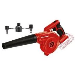 Einhell Akku-Gebl&auml;se "TE-CB 18/180 Li - Solo", rot, B:14,5cm H:18,5cm L:28cm, Laubsauger, ohne Akku und Ladeger&auml;t, inkl. Adapter