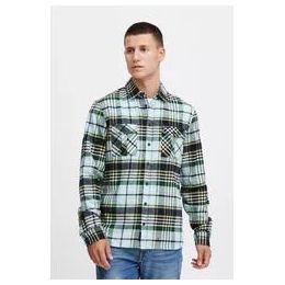 Langarmhemd Blend "BHShirt", Herren, Gr. XXL, US-Gr&ouml;&szlig;en, blau (marineblaus), Web, 100% Baumwolle, kariert, slim fit, 2-Knopf-Manschette, Hemden, Stilvolles Langarmhemd