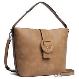 Schultertasche "Raffi", Damen, Gr. B/H/T: 35cm x 27cm x 13cm onesize, braun, Lederimitat, Collezione Alessandro, Taschen Schultertasche, aus griffechtem Lederimitat