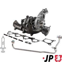 JP Group Lader, Aufladung 1117800110 inkl. Dichtungssatz f&uuml;r SKODA VW SEAT AUDI VAG 03C145701N 03C145702A 03C145701R