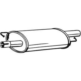 BOSAL Mittelschalld&auml;mpfer 233-577 f&uuml;r VW 7H0253209 7E0253209C 7E0253209E