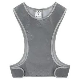 Funktionsweste Endurance "Reflective Sports Vest (Salzmann)", Herren, Gr. L, silber (silberfarben), 100% Polyester, Westen Funktionsweste, f&uuml;r mehr Sicherheit und Aerodynamik