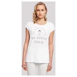 T-Shirt F4NT4STIC "Pinguin Knut & Jan Hamburg", Damen, Gr. XS, wei&szlig;, Obermaterial: 100% Baumwolle, regular fit, Rundhals, ohne B&uuml;ndchen, Shirts T-Shirt, Print