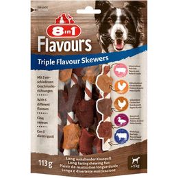 Hundeleckerli triple flavour Skewers 8IN1