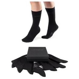 Socken Camano "7er Pack", Damen, Gr. 39-42, schwarz, 80% Baumwolle, 17% Polyamid, 3% Elasthan, uni, Socken Socken