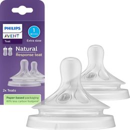 Trinksauger Natural Response Silikon, Durchflussrate 1 Philips Avent