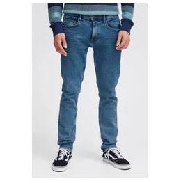Relaxhose Blend "BHTwister", Herren, Gr. 38, L&auml;nge 34, denim middle blau, Jeans, 98% Baumwolle, 2% Elasthan, unifarben, regular fit kn&ouml;chellang, Hosen Relaxhose, Jeanshose mit normalem Bund und schmalem Bein - Twister Fit