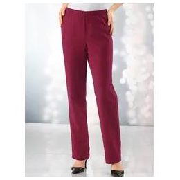 Thermohose Classic Basics, Damen, Gr. 28, Kurzgr&ouml;&szlig;en, rot (bordeaux), 100% Polyester, unifarben, lang, Hosen Thermohose