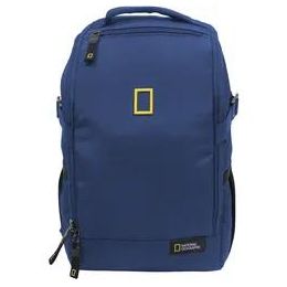 Cityrucksack National Geographic "Recovery", Gr. B/H/T: 22cm, blau, Kunstfaser, Rucks&auml;cke Cityrucksack, mit gepolstertem Laptopfach
