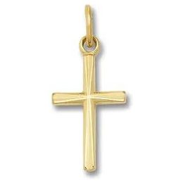 Kette mit Anh&auml;nger ONE ELEMENT "Schmuckset - Set mit Halskette Kreuz Anh&auml;nger aus 333 Gelbgold", gold, Halsketten, Damen, Gelbgold 333 Gold, Gelbgold 333, Gold, Bedeutungsvoll & zeitlos &ndash; ein Begleiter mit Pers&ouml;nlichkeit