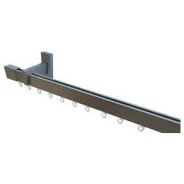 Innenlaufschiene Indeko "Trend-Line", grau (edelstahl, op), L:230cm &Oslash;:35mm, Aluminium, Gardinenstangen, Wunschma&szlig;l&auml;nge